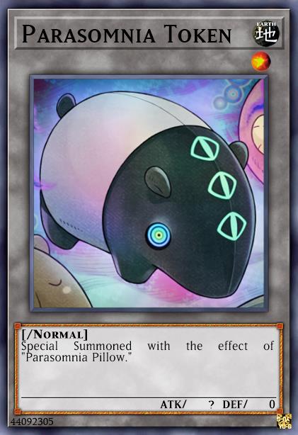 Yu-Gi-Oh! Wiki - Parasomnia Token