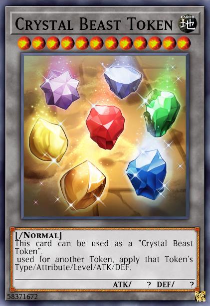 Yu-Gi-Oh! Wiki - Crystal Beast Token