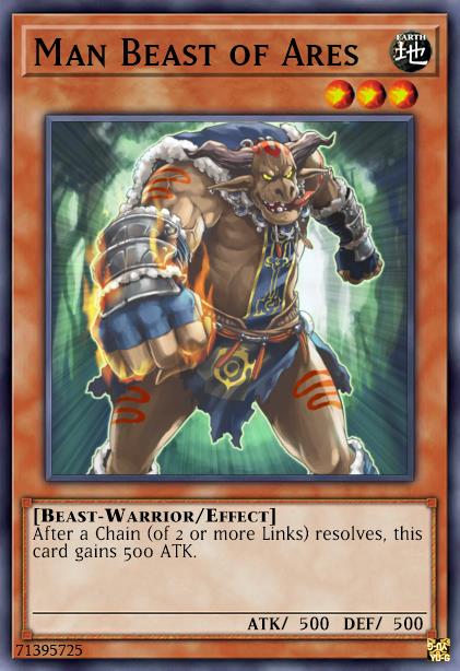Yu-Gi-Oh! Wiki - Man Beast of Ares