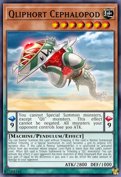 Yu-Gi-Oh! Wiki - Qliphort Cephalopod